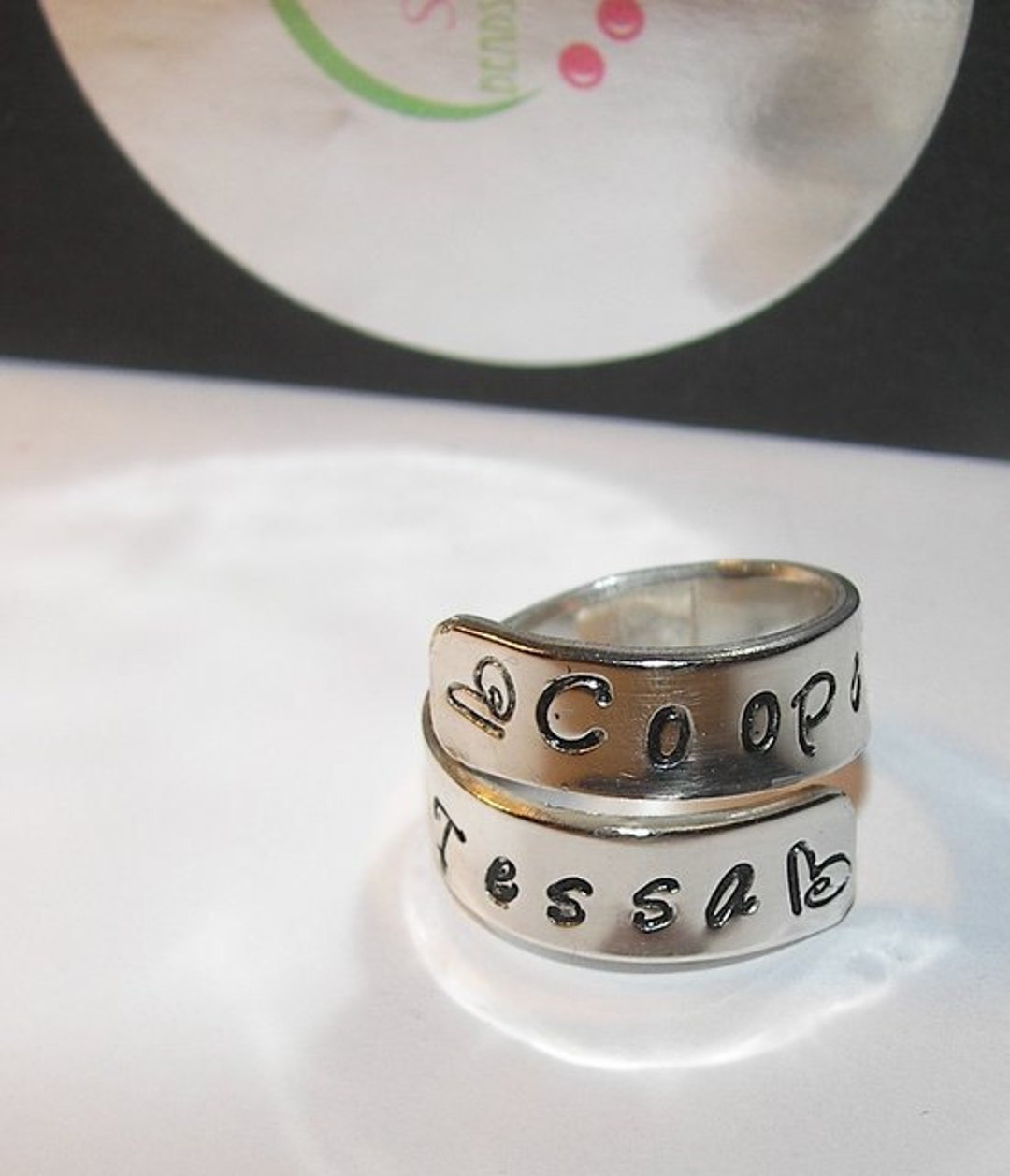 Personalized Personalized Mommy Ring, Kids Names Wrap Ring, Mother's ...