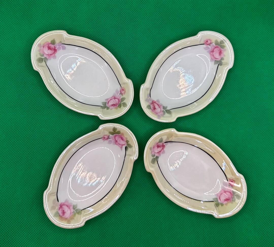Vintage Celery Salt Cellar Dip Porcelain Lusterware Handles, Germany - Etsy