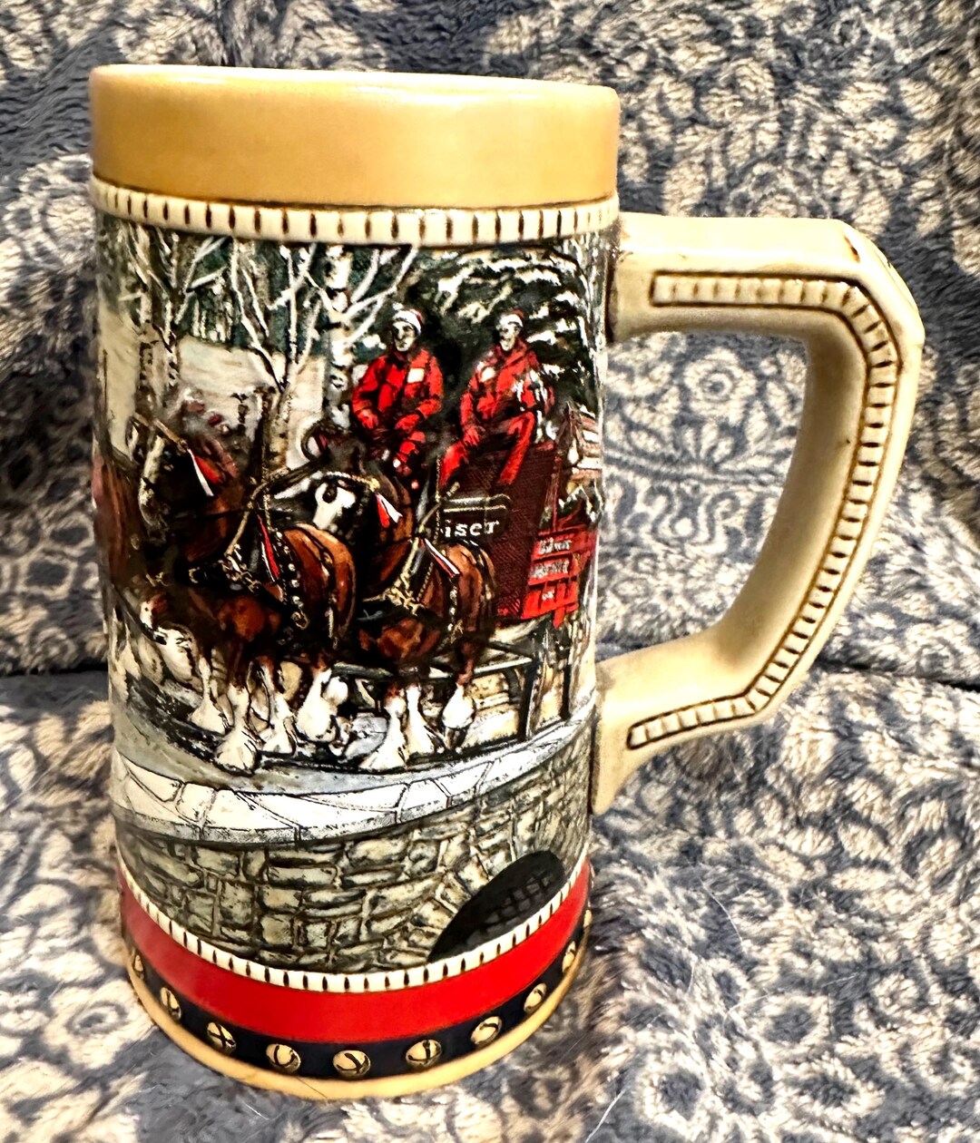 Anheuser-busch Budweiser Stein 1988 Collector's Series - Etsy