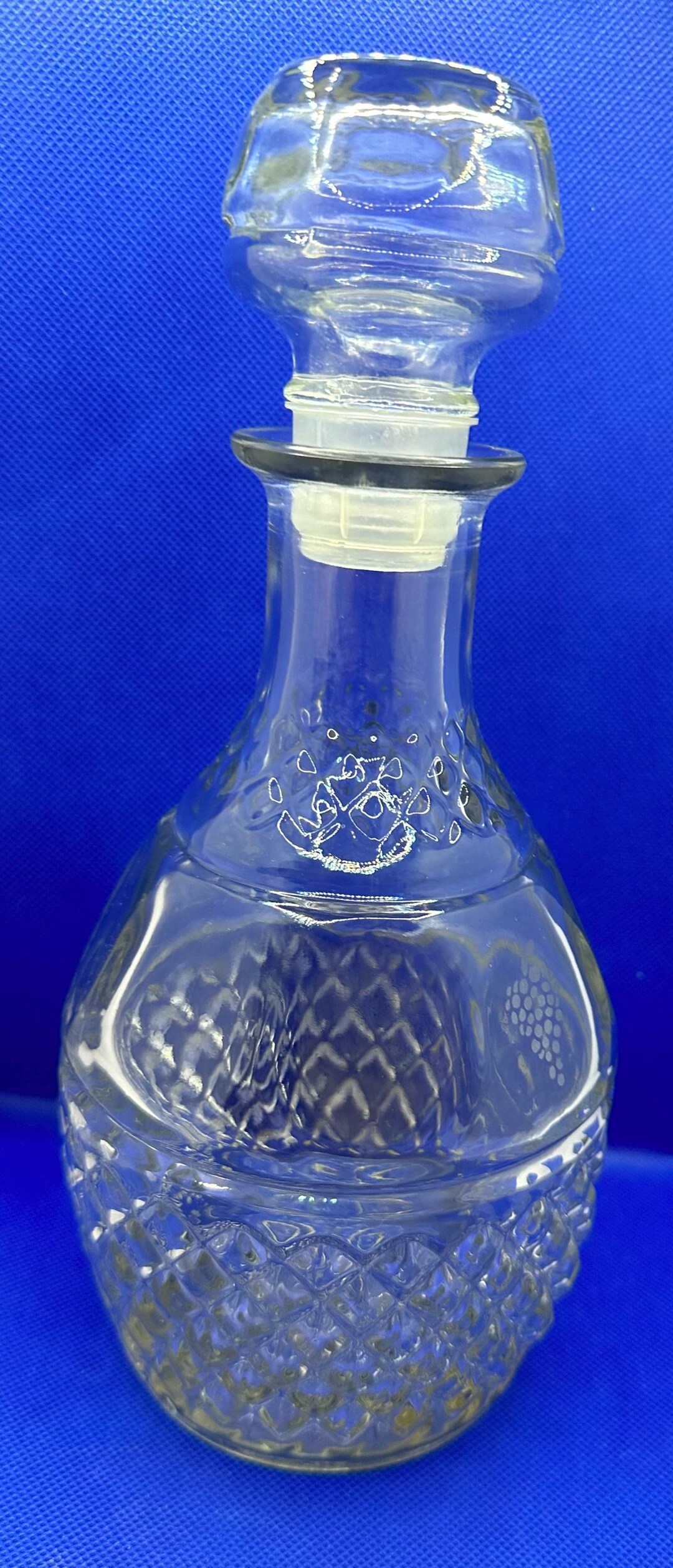 Crystal Decanter With Glass/plastic Stopper - Etsy
