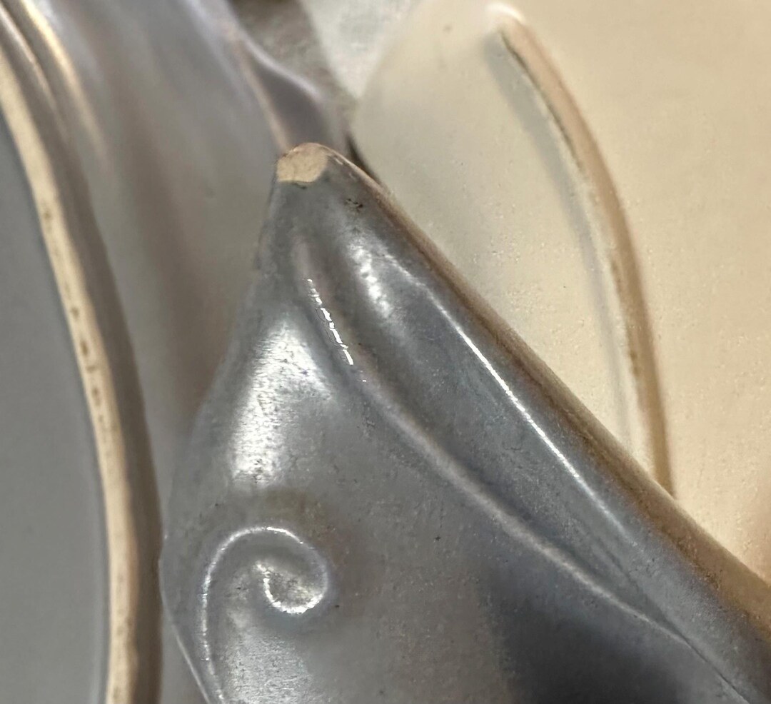 California Pottery Valley Vista Set of Serving Dish Leaves and Lidded ...