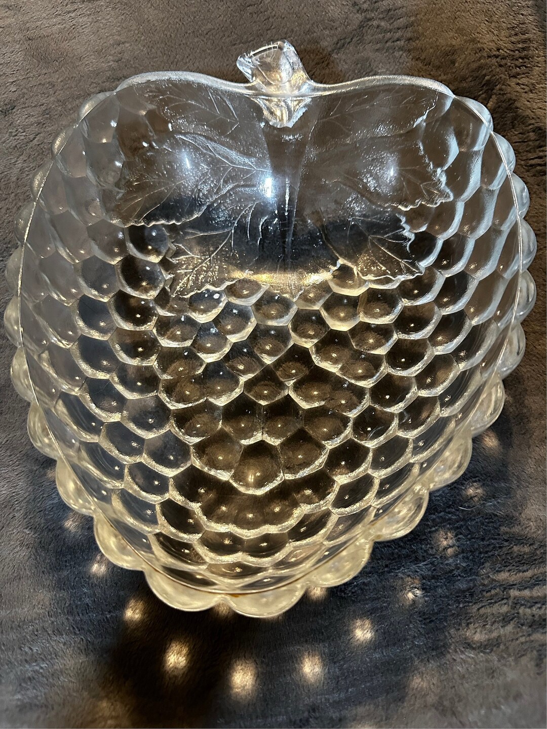 Vintage Ruhrglas West Germany Glass Grape Cluster Bowl - Etsy