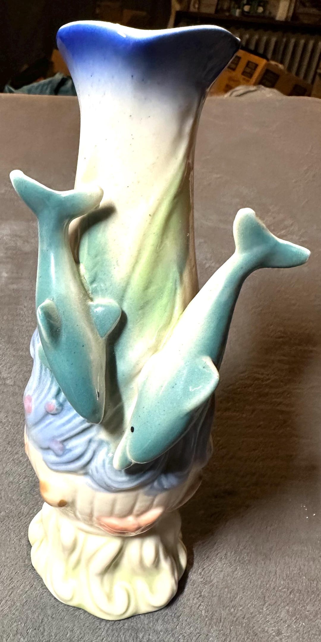 PAIR Vintage 8 James Alex, Imp Dolphin Vases - Etsy