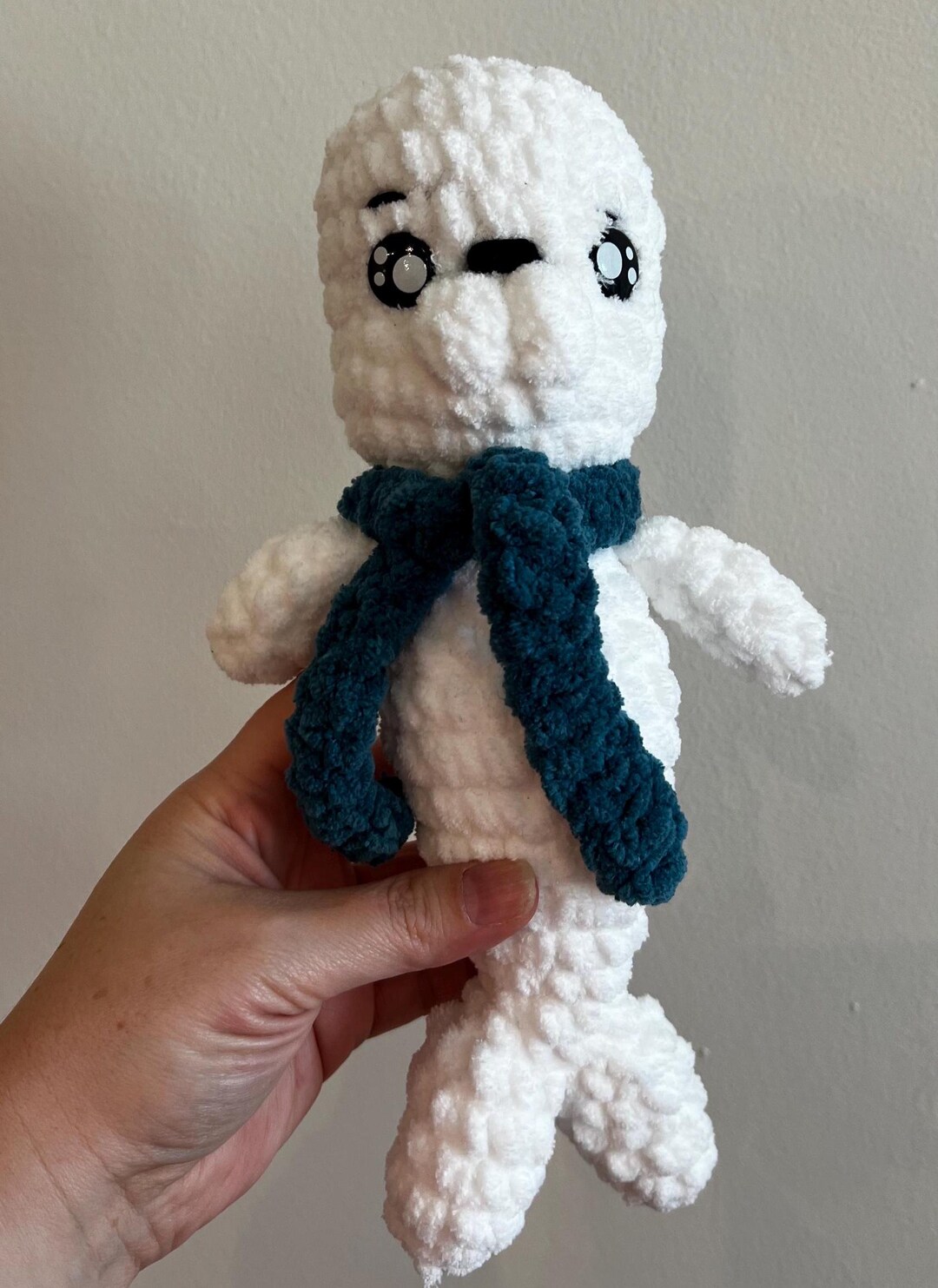 Snow Seal Amigurumi, Crocheted Plushie, Stuffed Animal - Etsy