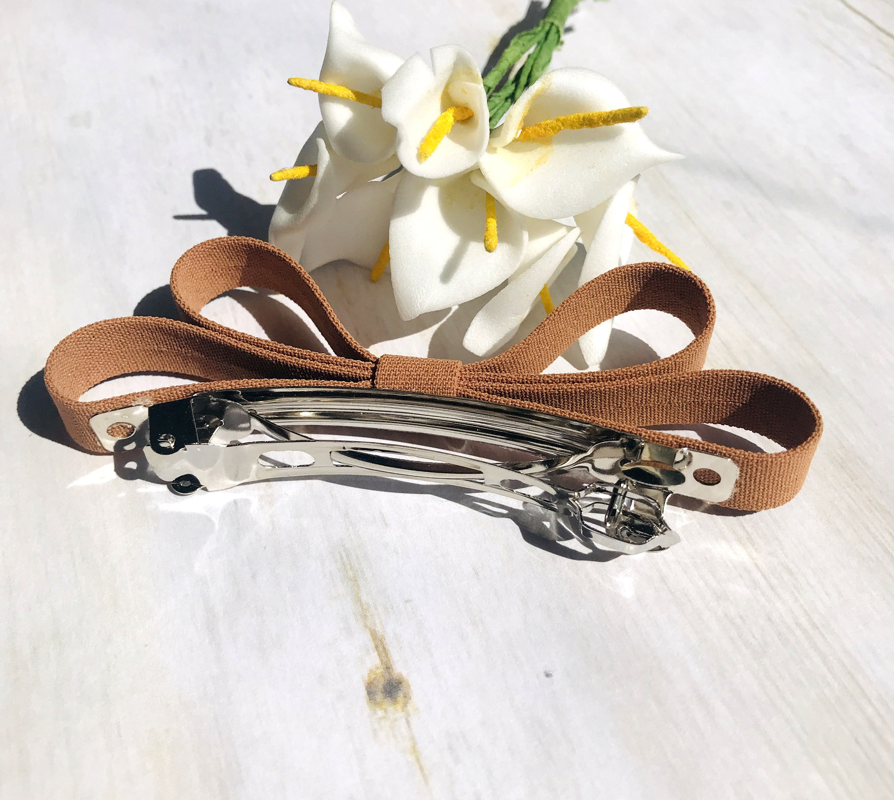 Brown Hair Bow Earth Tone Bows Hair Bows for Women Thick - Etsy Hong Kong