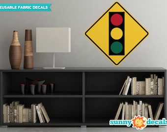 Stop Sign Fabric Wall Decal Traffic and Street Signs 3 | Etsy