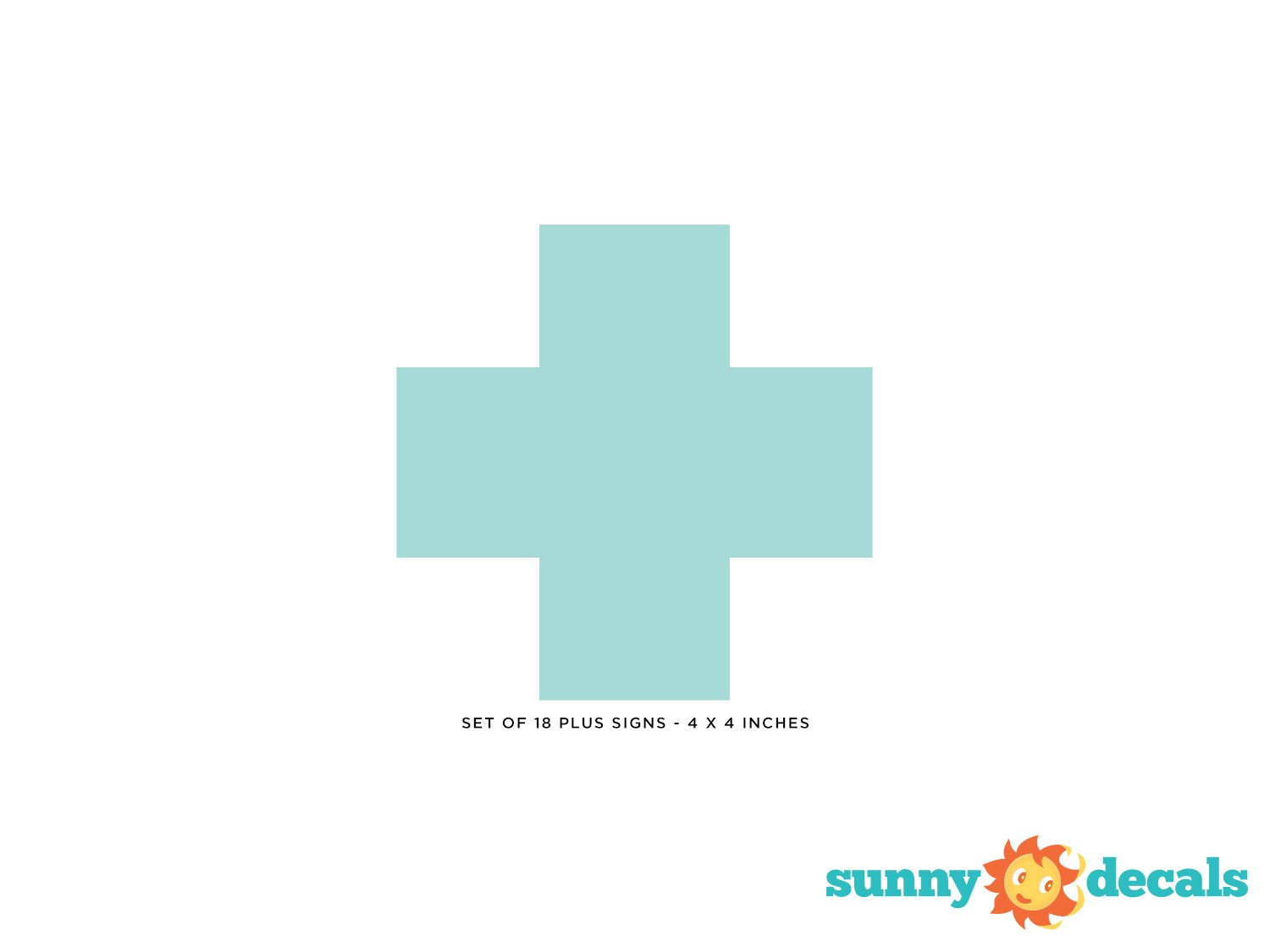 Plus Sign Fabric Wall Decals Set of 18 Plus Sign Decals - Etsy