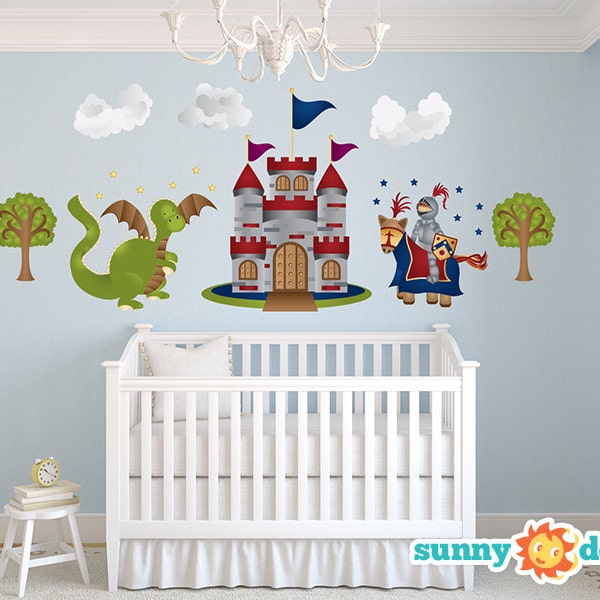 Knight Wall Decal - Etsy