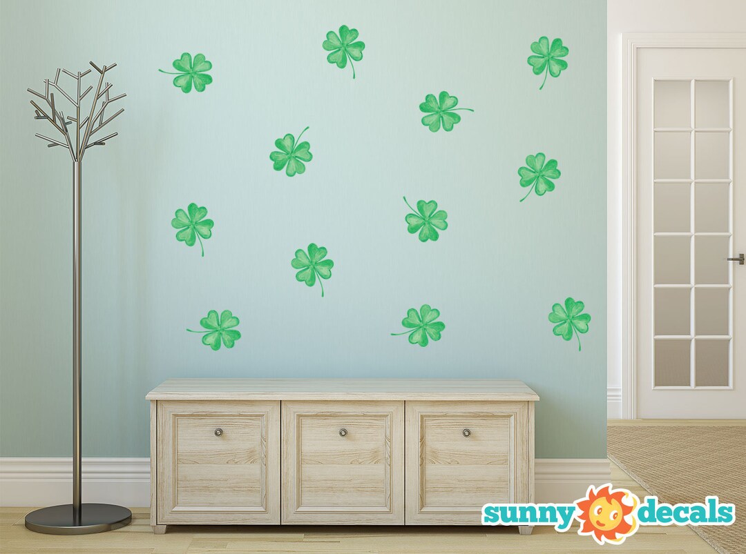 Shamrock- Set of 12 Shamrocks - Etsy