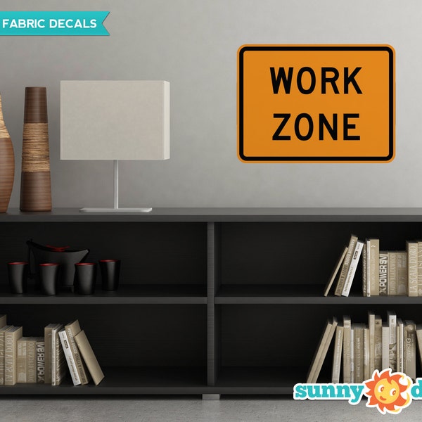 No Work Zone Sign - Etsy UK