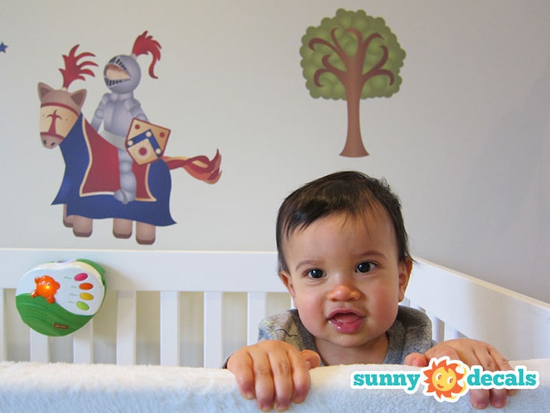 Jumbo Castle & Knight Fabric Wall Decals Castle Dragon - Etsy