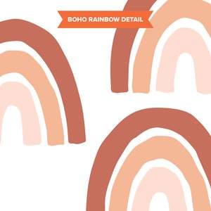 Boho Rainbow- Set of 20 - Etsy