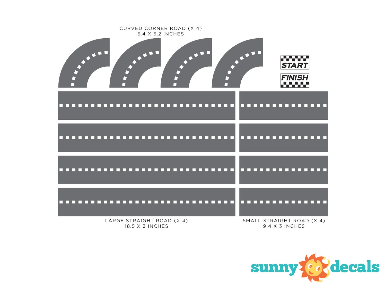 Race Car Tracks Fabric Wall Decal Customizable Roads Large - Etsy