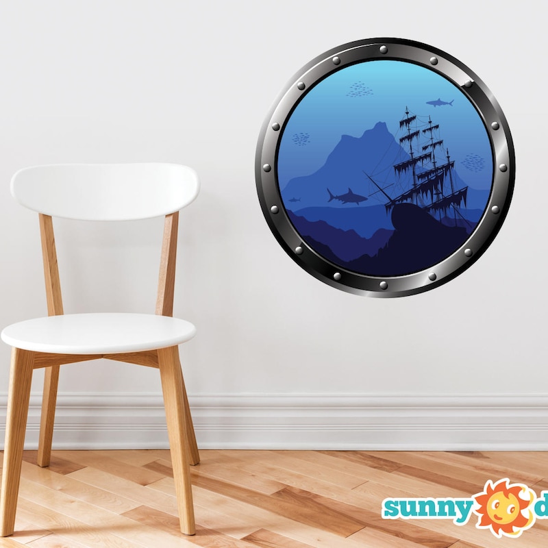 Porthole Wall Decal - Etsy