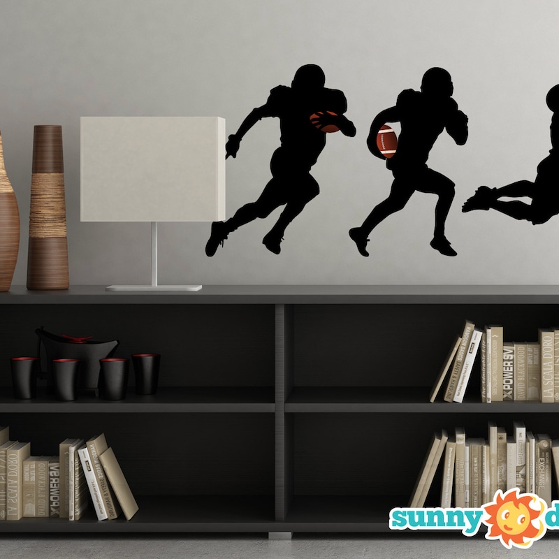 Football Wall Decal - Etsy