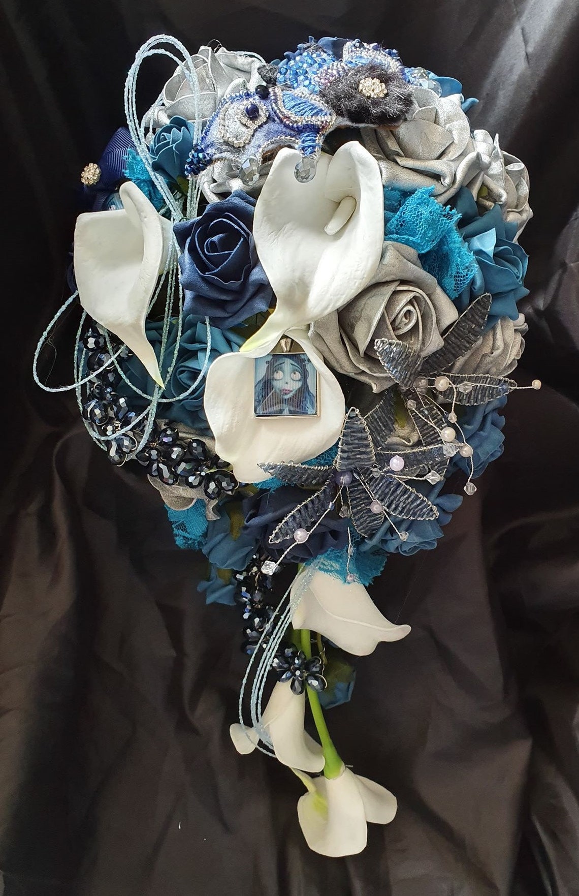 Corpse Bride Bouquet Gothic Wedding Flowers Disney | Etsy