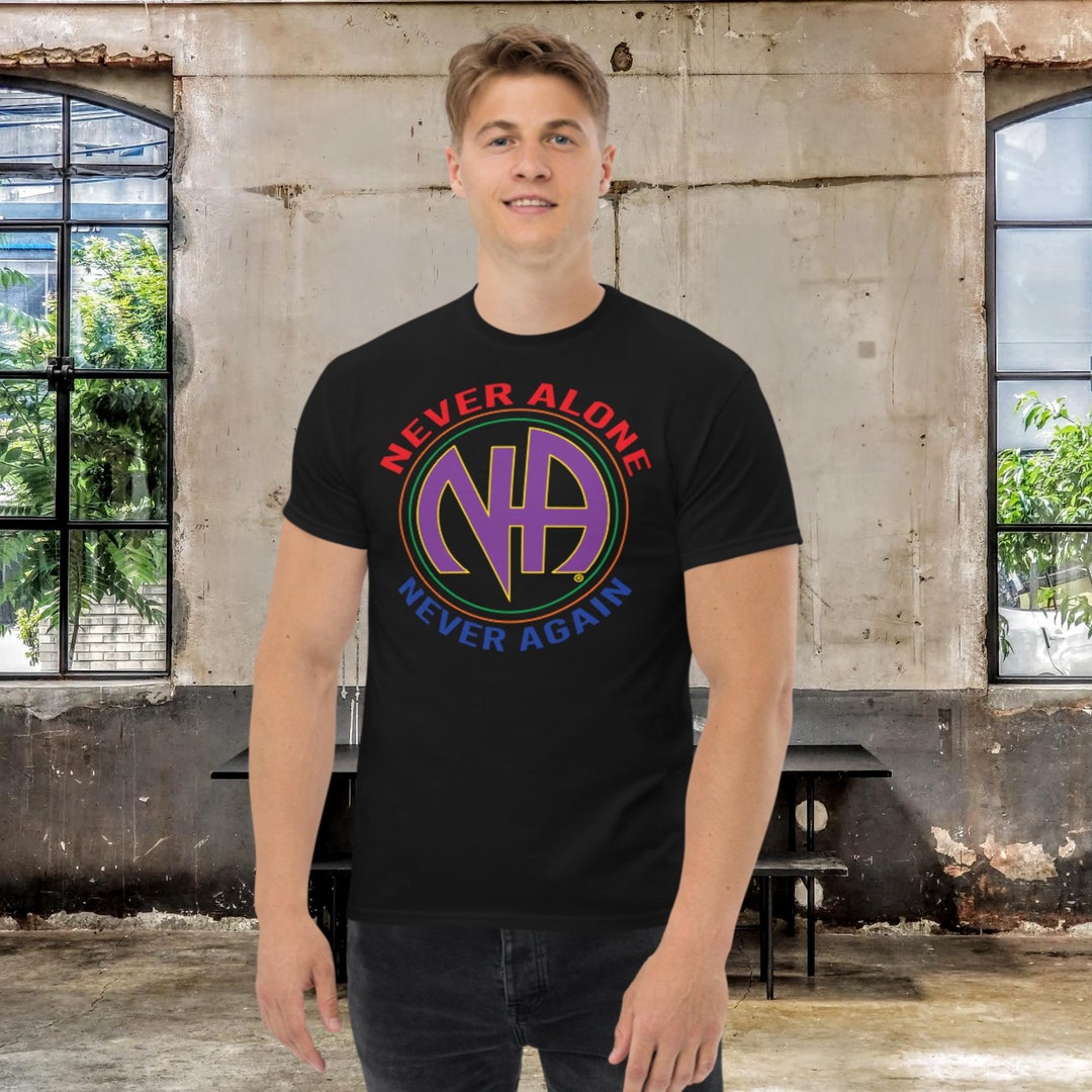 NA Never Alone Men's Classic Tee - NAWS Vendor NA Wear - Narcotics ...