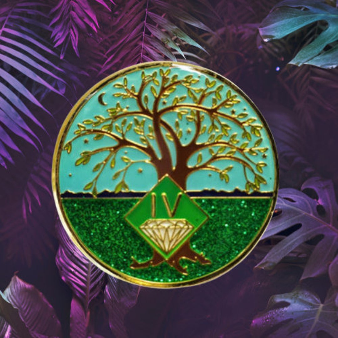 New NA Recovery Tree of Life Yearly Recovery Medallion 1-45 18 Months ...