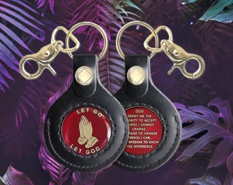 Narcotics Anonymous Key Tag, Personalized Brass NA Birthday Key Chain ...