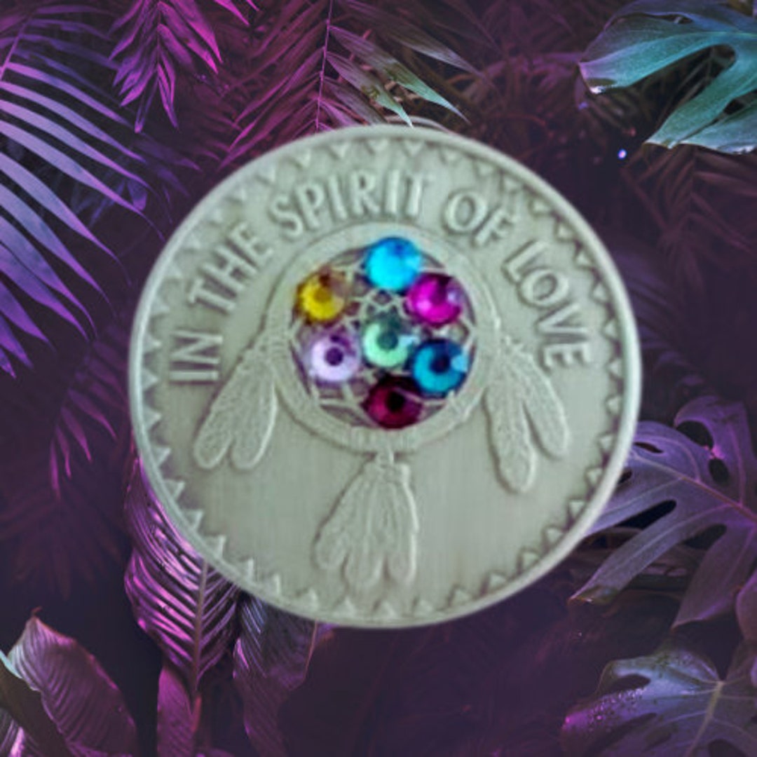 Bronze in the Healing Spirit of Love Coin Specialty Coin Bling Recovery ...