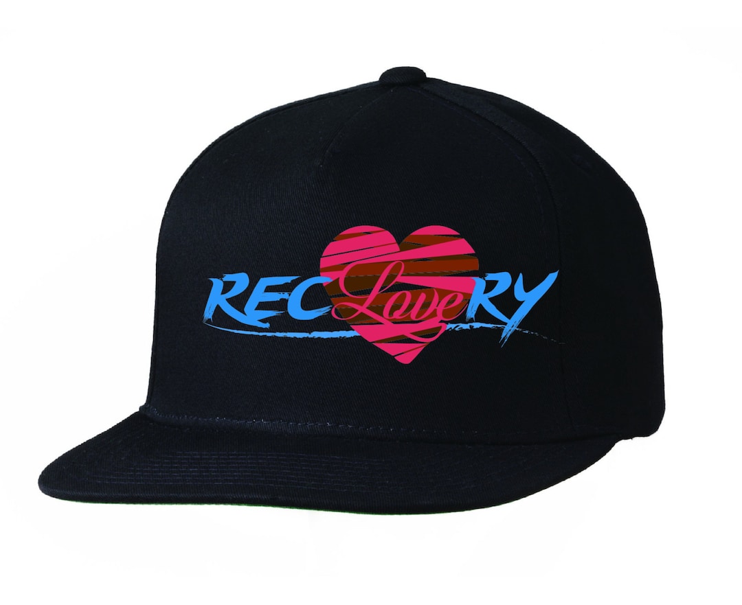 Men or Women in Recovery Embroidered Baseball Hats - Black - Reclovery ...