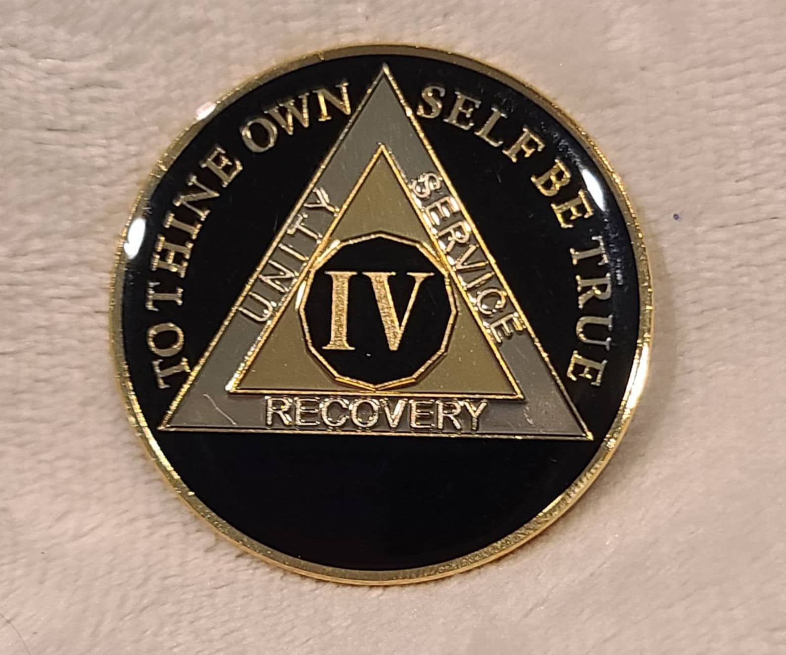 AA Recovery Medallion Bronze With Tri-plate - - 1 1/2" [challenge Coin ...