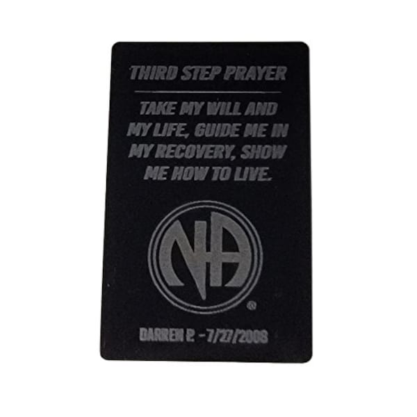 Third Step Prayer Card - Etsy