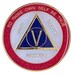 Serenity Prayer Freedom AA Anniversary Blue Sparkle on Silver Coin 1-40 ...