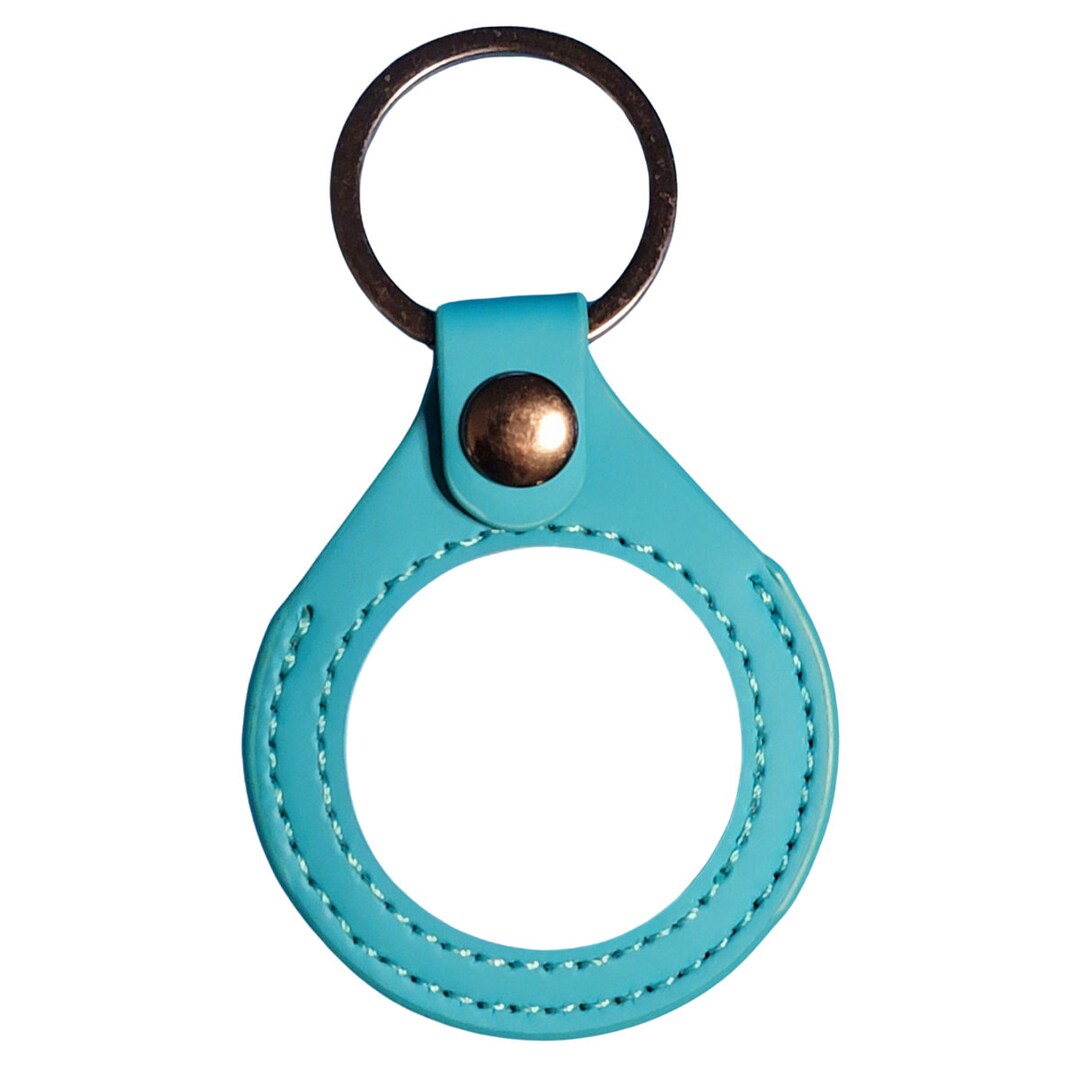 34mm Key Chain Medallion Holder Turquoise - for Triplated AA and NA ...