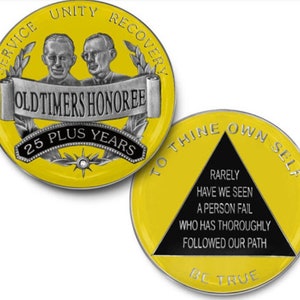 5 Color Options! 25 Years PLUS 'old Timers' Honoree Medallion ...