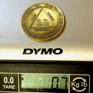 MRS Yearly AA Medallion (1 - 60 Years) Alcoholics Anonymous Recovery ...