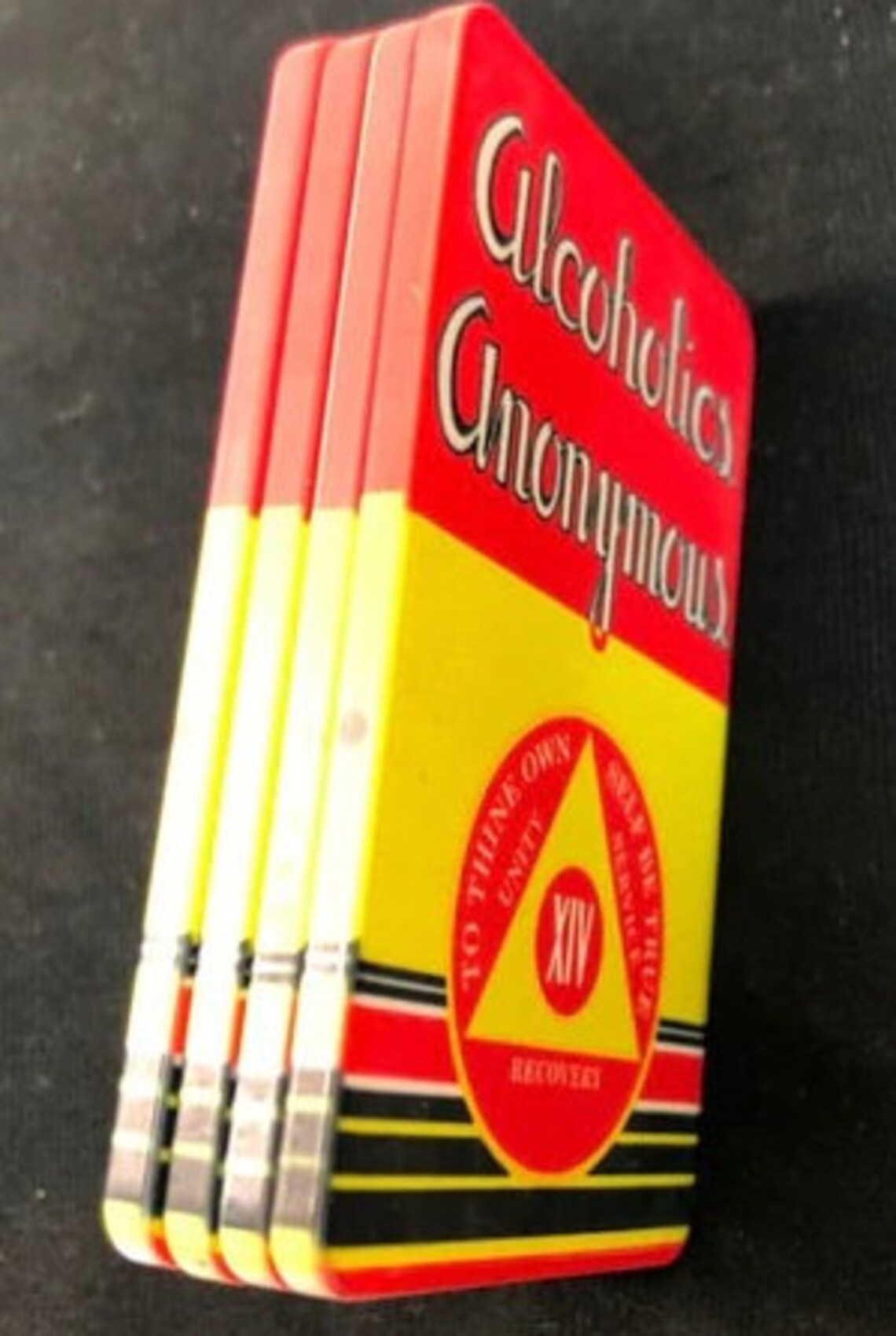 Big Book First Edition Yearly AA Recovery Unique Medallion | Etsy