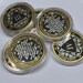 Unique New Sterling Silver / 24k Gold Plated AA Anniversary Medallion ...