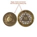 Unique New Sterling Silver / 24k Gold Plated AA Anniversary Medallion ...