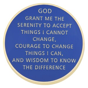 Blue All-star Recovery AA Recovery Medallion 12 Step Coins & - Etsy