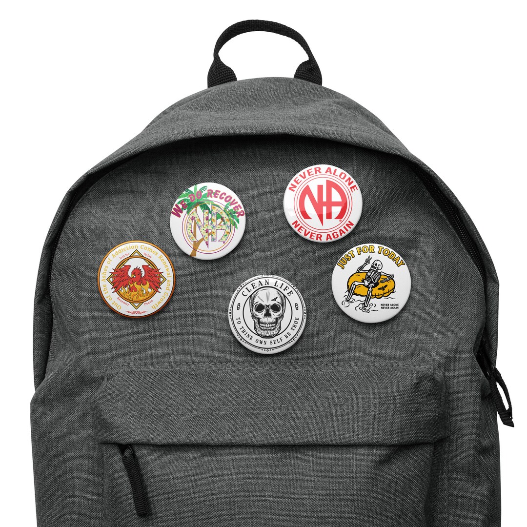 NA Recovery Narcotics Anonymous Set of 5 Pin Buttons - Etsy