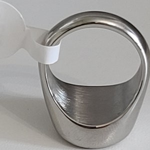 Stainless Steel AA Recovery Ring With Alcoholics Anonymous Symbol - 12 ...