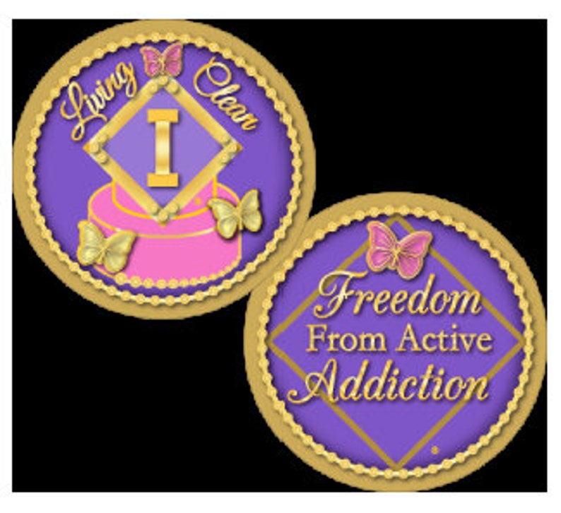 NA Butterfly Purple/pink Anniversary Cake Medallion (1-20 Years) 12 ...