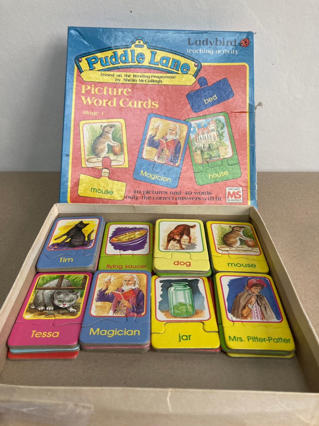 1980s Puddle Lane Word Puzzle Game Teaching Activity - Etsy