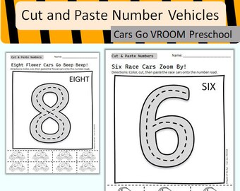 Kindergarten Cut and Paste - Etsy