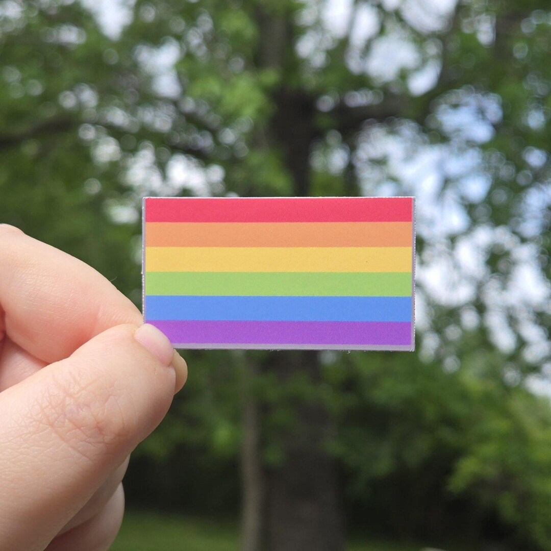 Rainbow Flag Sticker | Water Resistant Vinyl Decal | LGBTQ Sticker ...