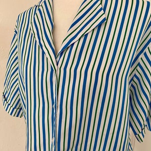Vintage 1990s Bill Blass Girl Scouts of America Blue and Green Short ...