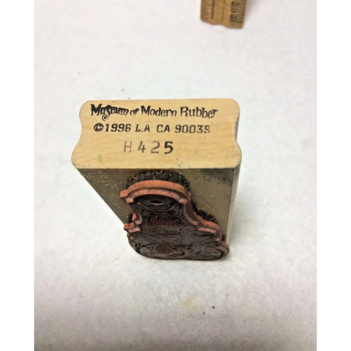 Vintage MOMR Museum Of Modern Rubber Stamp Fan Cupid Heart | Etsy