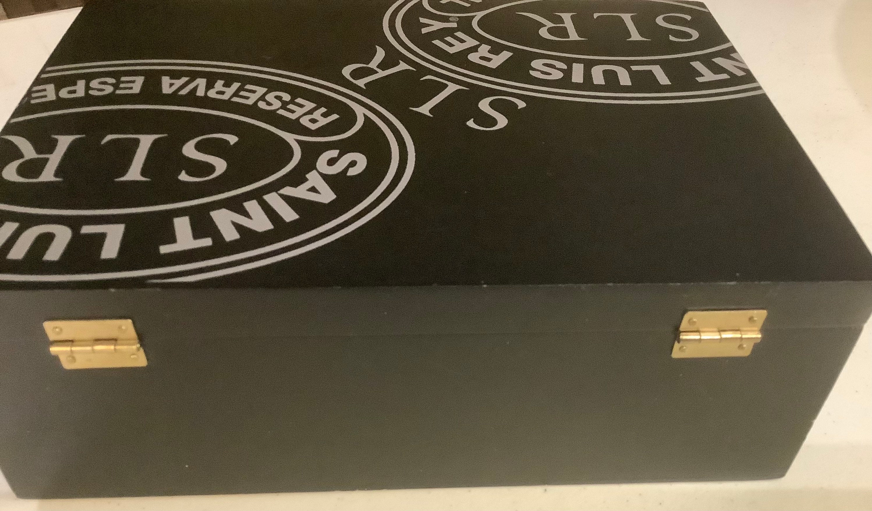 Wooden Cigar Box With Latch and Hinges Acid Cigars Groomsmen Gift Box ...