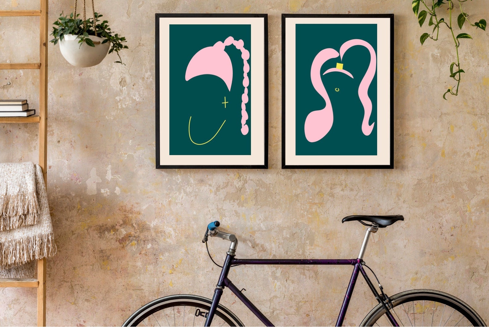 The Tima #18 | Women Art Print | Modern Wall Art | Abstract Print ...