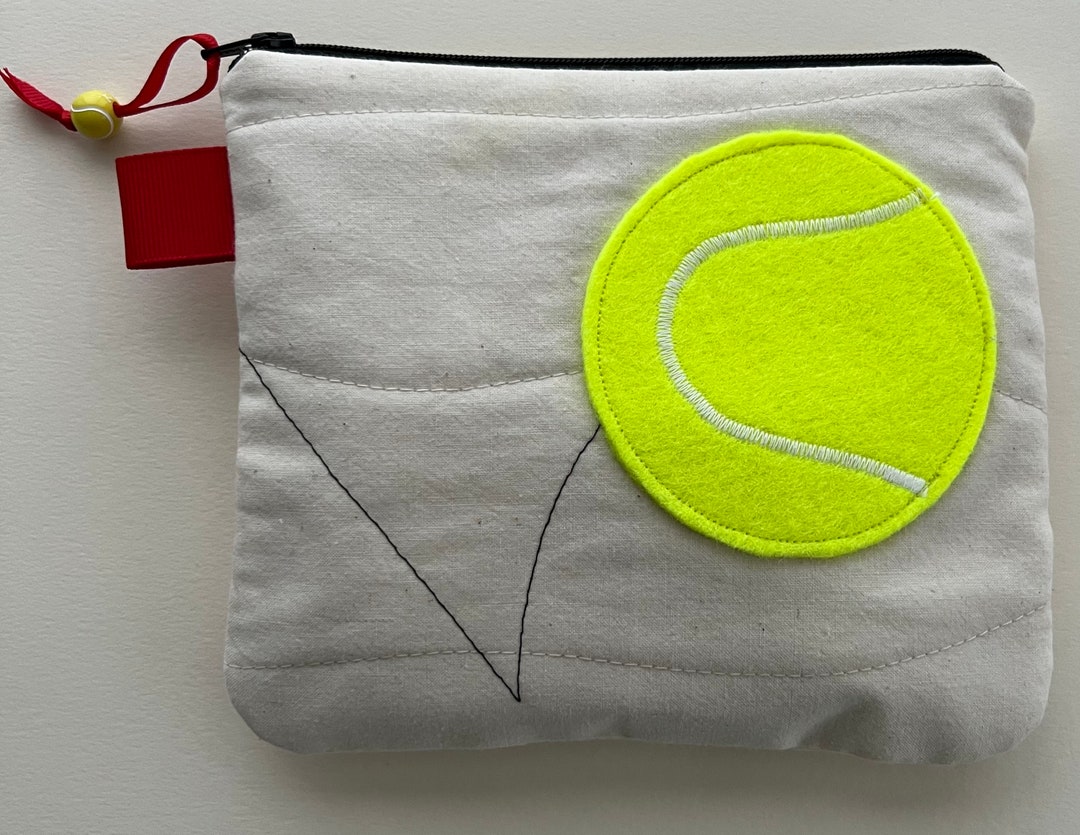 Medium Appliqué Tennis First Aid Kit Zip Pouch - Etsy