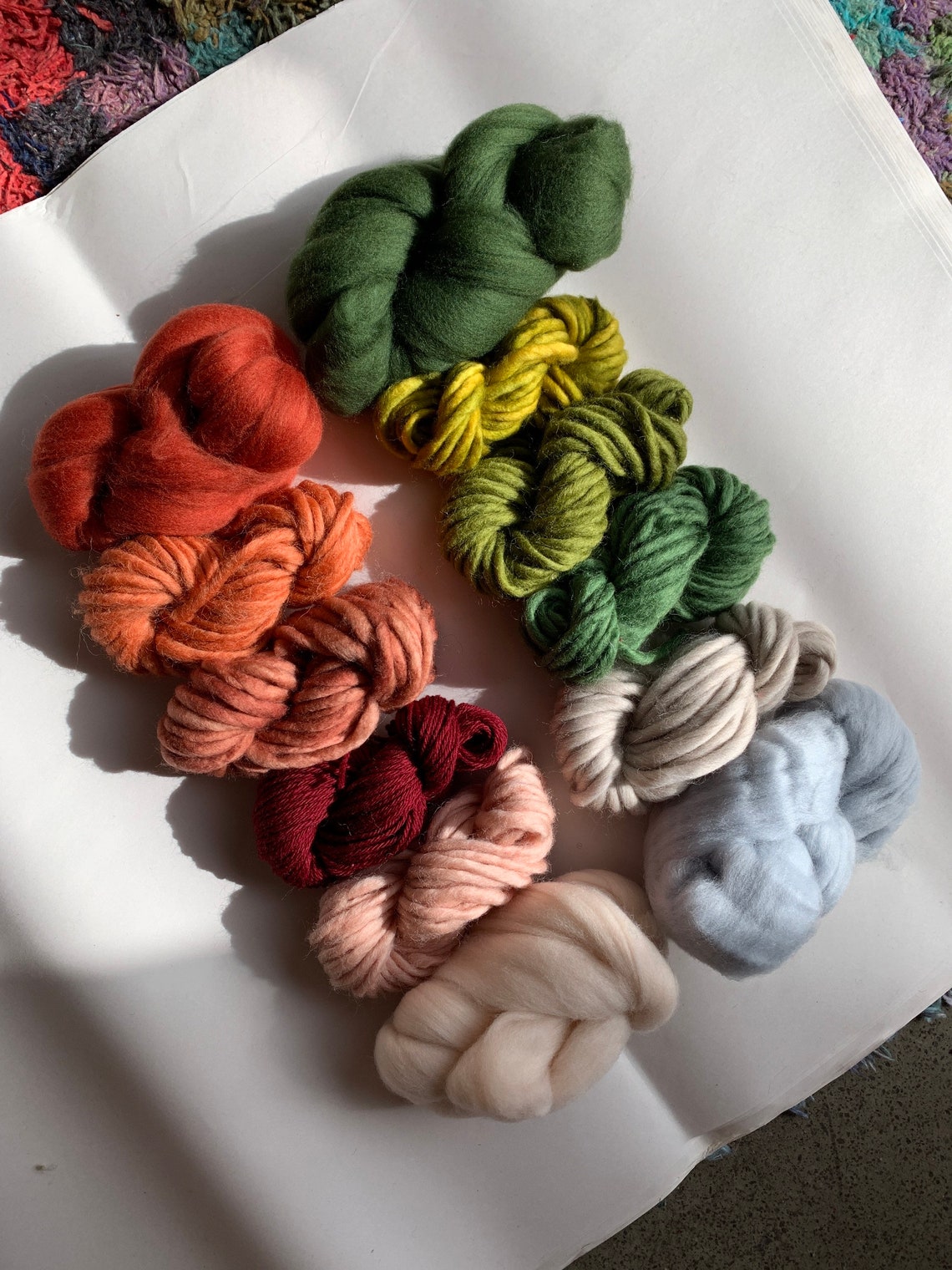 Bush Blooms Yarn and Fibre Pack for Weaving - Etsy