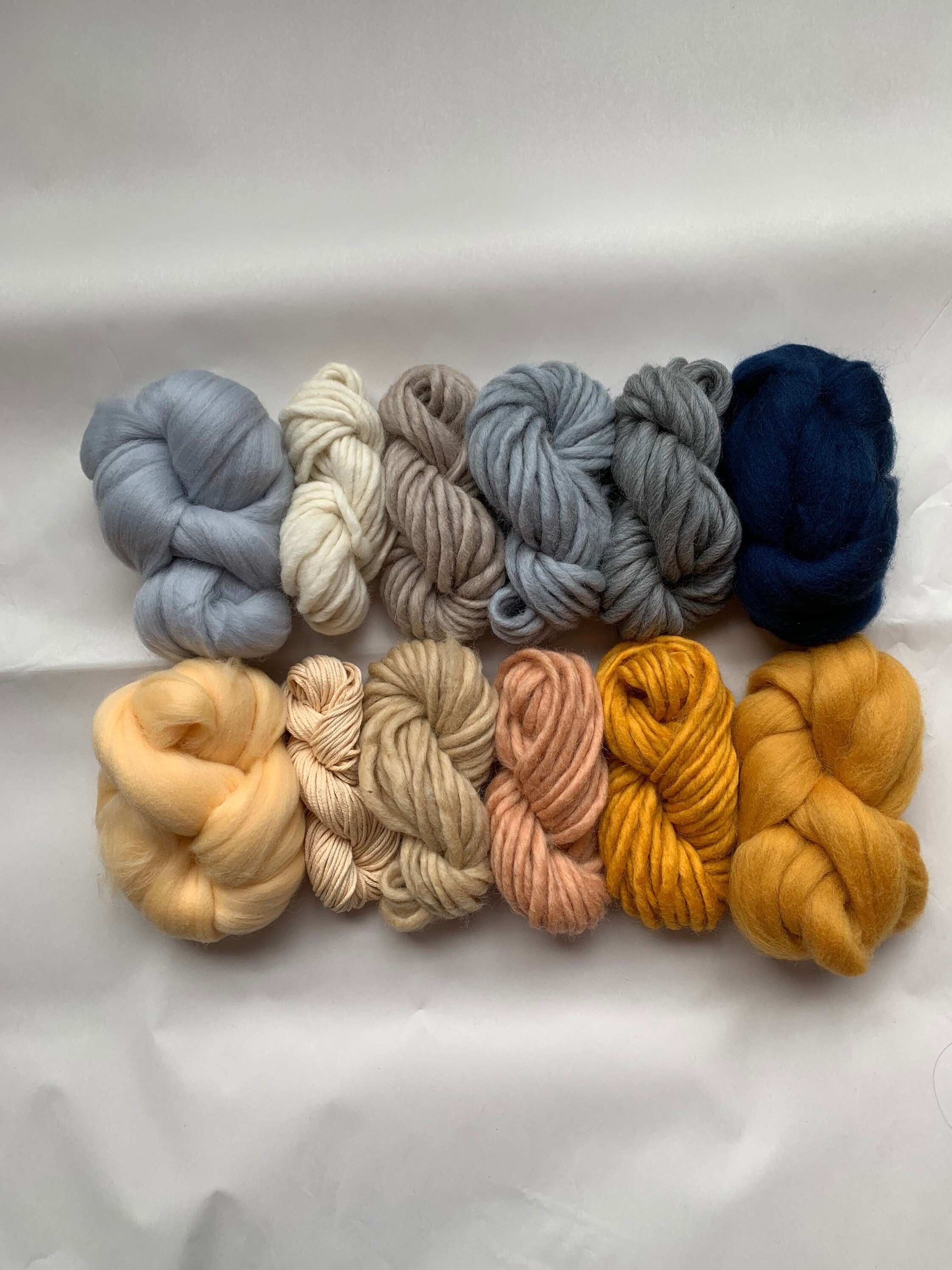 Seashell Yarn and Fibre Pack for Weaving - Etsy