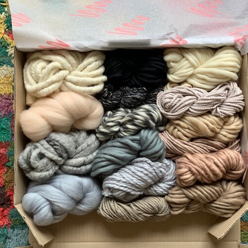 Seashell Yarn and Fibre Pack for Weaving - Etsy