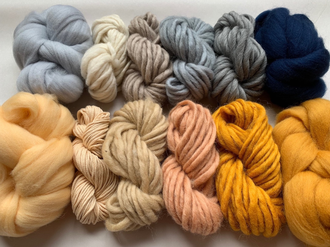 Seashell Yarn and Fibre Pack for Weaving - Etsy